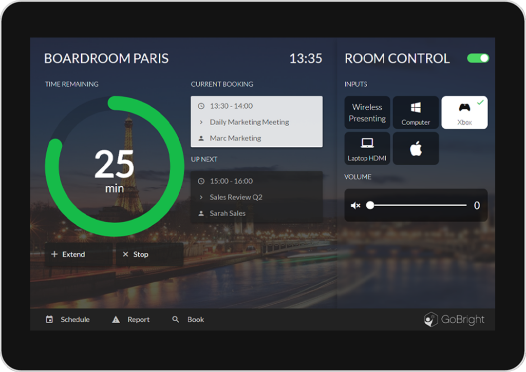 GoBright Room Booking - VideoCentric