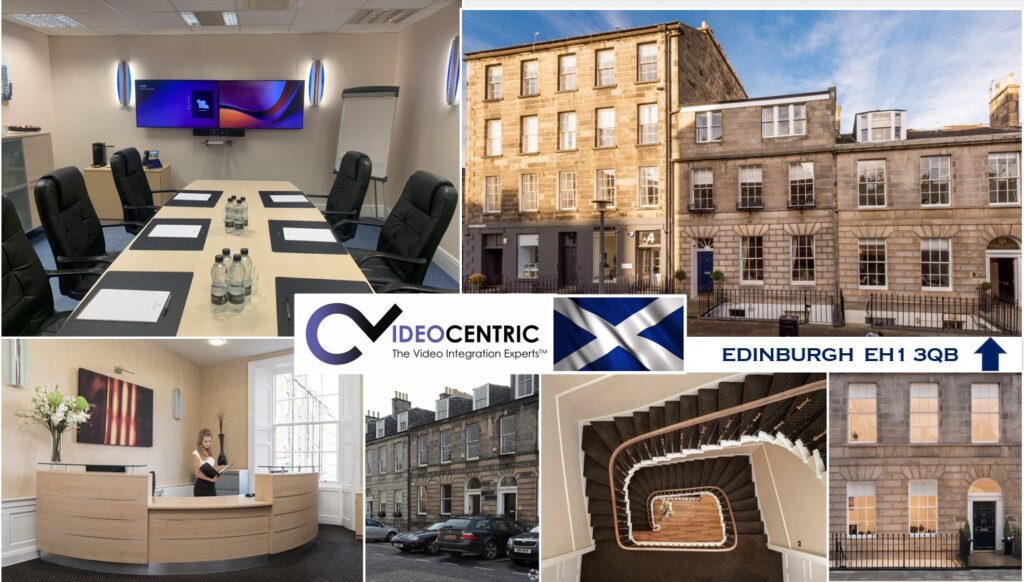How to find us – Scottish Office – Edinburgh - VideoCentric