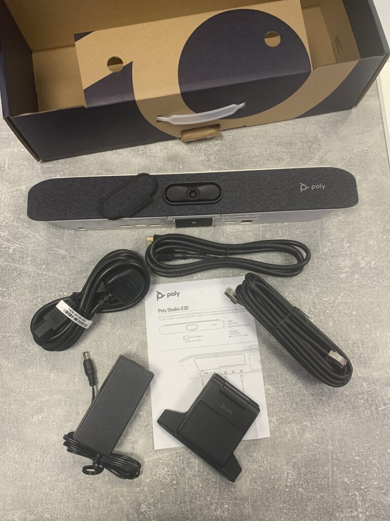 Poly Studio X30 – What’s in the box? - VideoCentric
